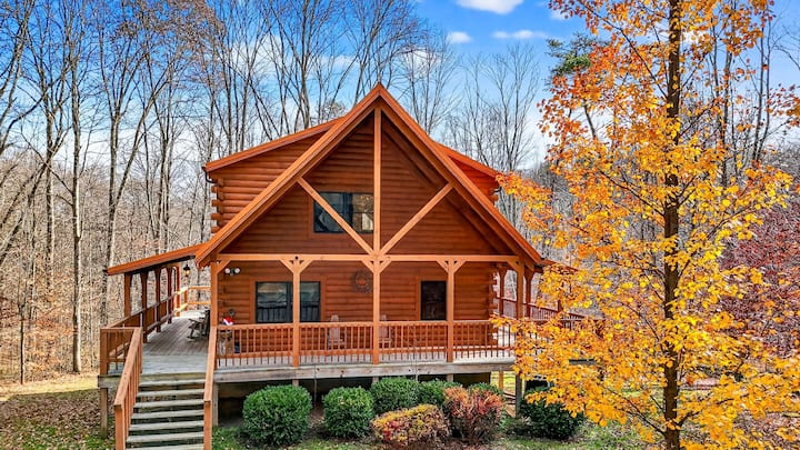 Cabine-prestige-salle De Bain Privée-malbec Cabin - Hocking County, OH
