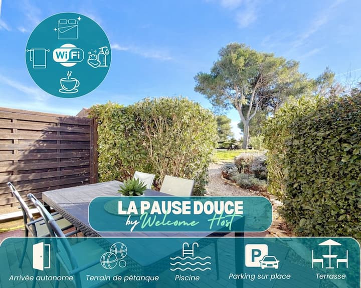 La Pause Douce, 2 Pers Piscine Et Soleil - Calvisson