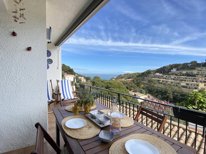 Appartement Duplex à Louer à Sa Riera, Begur, Avec - Begur
