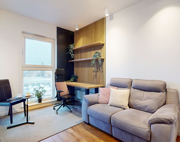 Halo Apartment With Ac | Wola Rondo Daszynskiego - Warschau
