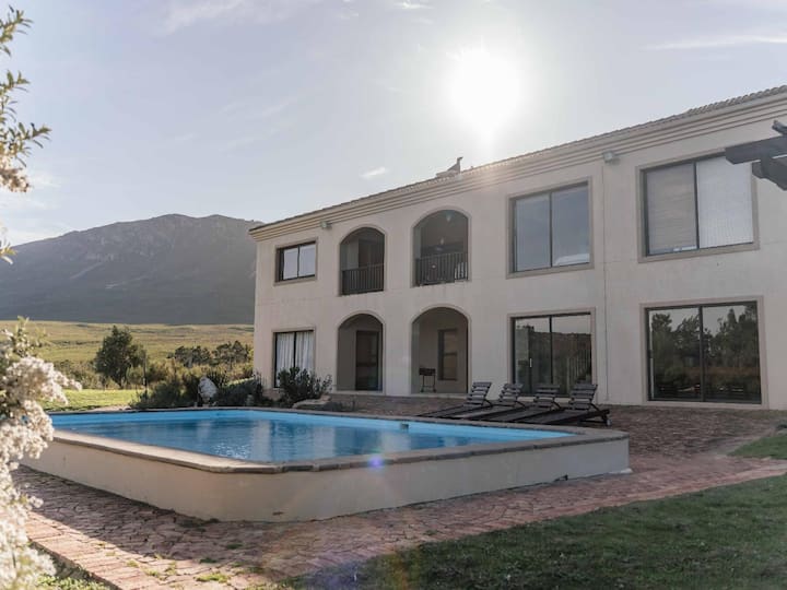 5br Wine Farm Retreat Nr Hermanus - Hottub & Pool - Bot River