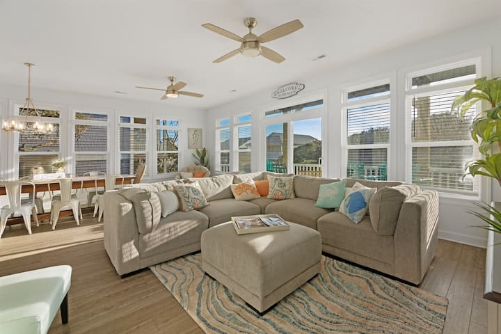 Gourmet Kitchen, 2 King Suites, 2 Min Walk 2 Beach - Surf City, NC
