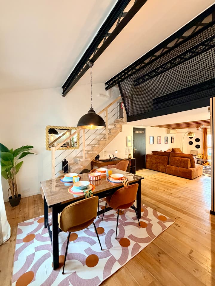 Le Jeanne - Au 4e Ciel- Pied Du Castillet - Wifi - Perpignan