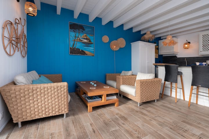 La Maison Bleue Domainedecolomban - La Trinité-sur-Mer