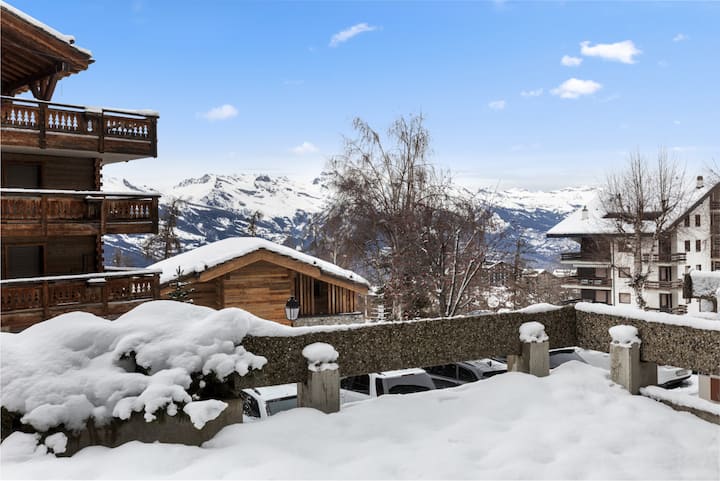 Studio Cosy Avec Piscine Intérieure - Vue Montagne - Nendaz
