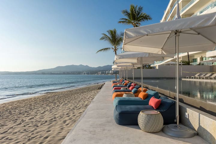 Udara 3k: Beachfront • 3br W City Views • Rooftop - Bucerías