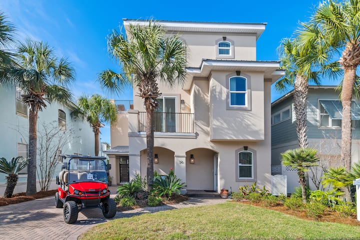 A Estrela De Mario-free Golf Cart-pet Friendly - Miramar Beach, FL