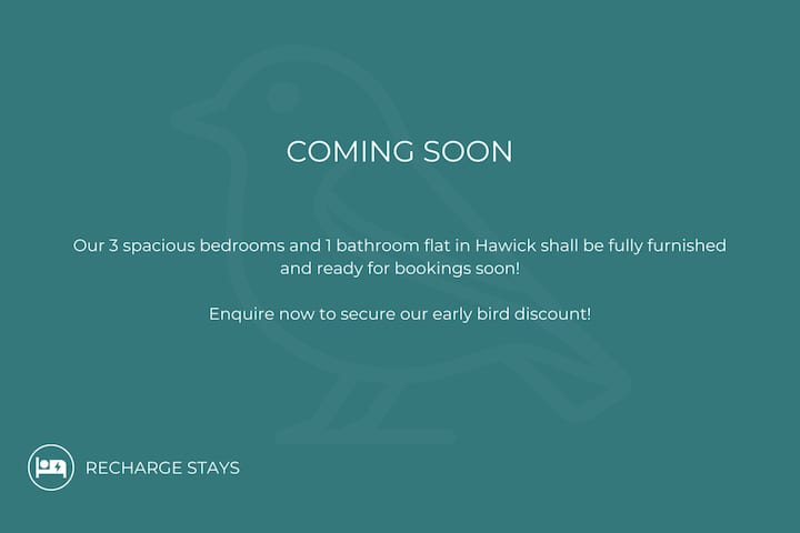 Free Parking | Sleeps 8 | 3 Bedrooms | City Centre - Hawick