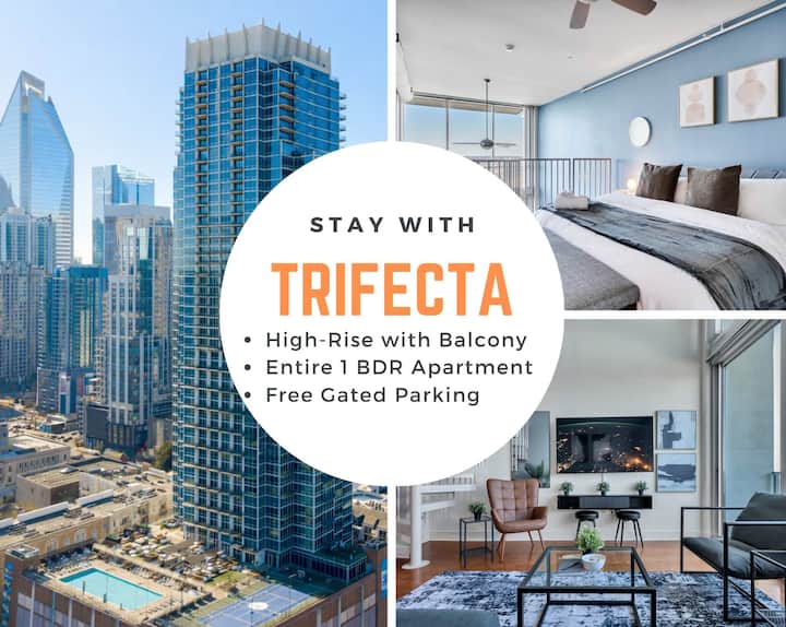 High-rise Uptown Loft | Sunset View & Free Parking - Biddleville - Charlotte