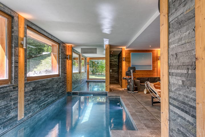 Authentique Chalet, Spa Et Piscine Intérieure - Les Portes du Soleil