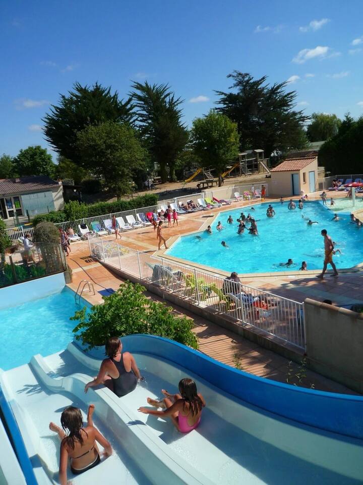 Zecamping 4* Mobil Home 40m² Parc Aquatique - Challans