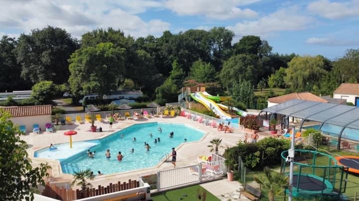 Zecamping 4* Mobil Home 40m² Parc Aquatique - Challans