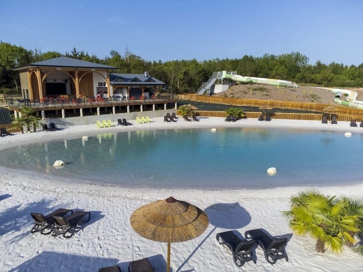 Zecamping 4* Mobil Home 29m² Parc Aquatique - La Roche-sur-Yon