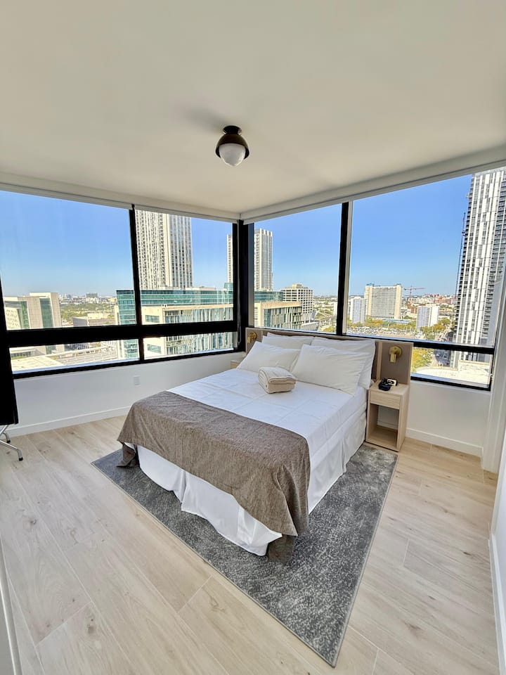 Modern 1 Master Bedroom At District 225 #2302 - Miami, FL