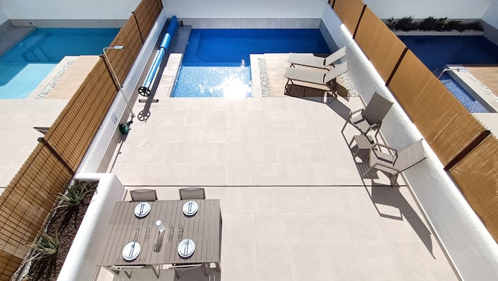 Villa Avec Piscine Privée, Barbecue Et Grande Terr - Los Alcázares