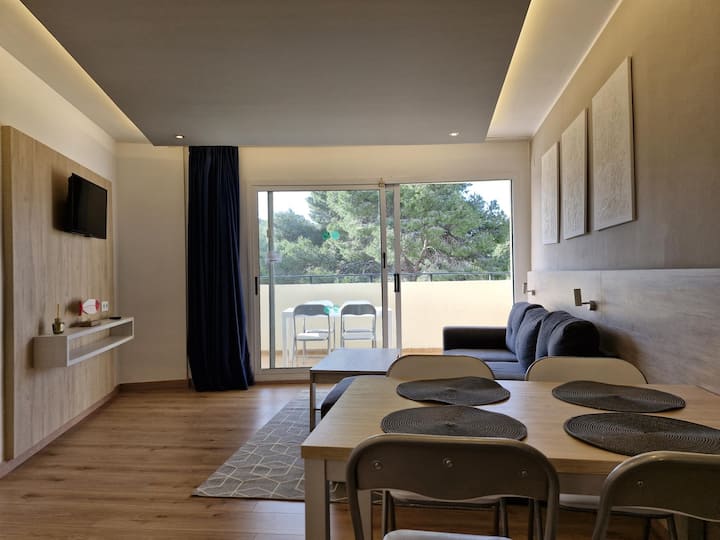 Appartement Avec Vue Pinède à 800m Plage - La Pineda