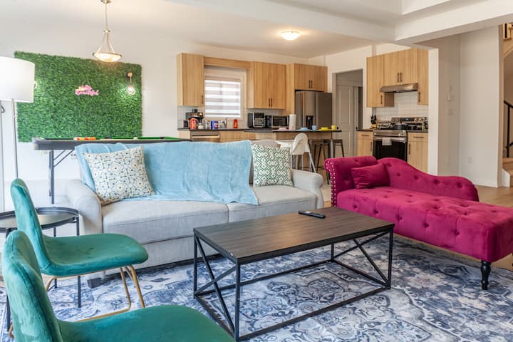 Brand New 4br+2.5ba Home+niagara Falls+sleeps15 - 威蘭