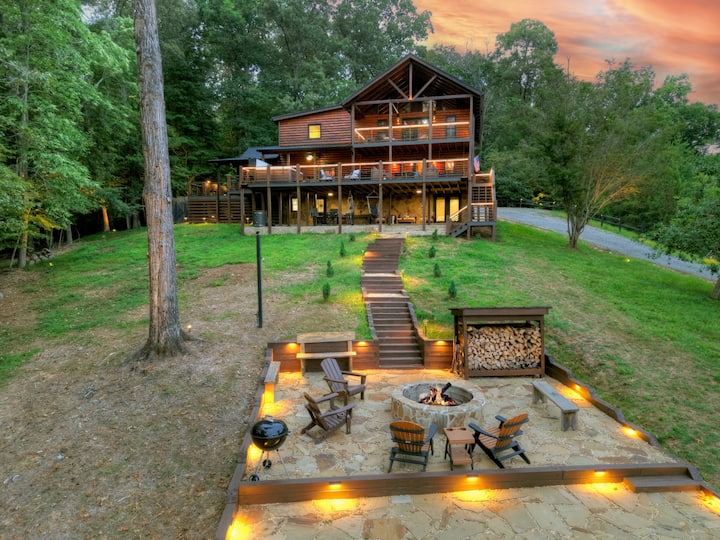 Mountain Views | Hot Tub + Sauna + Cold Plunge - Mineral Bluff, GA