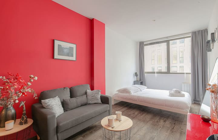 Studio Cocooning Proche Parc Tête D Or - Gare de Lyon Part-Dieu