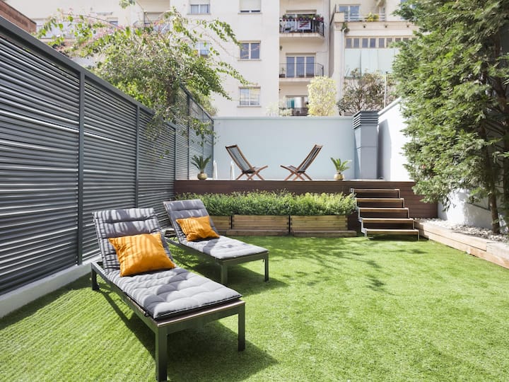 Oasis En Duplex :Piscine & Jardin Privé à Muntaner - Barcelona