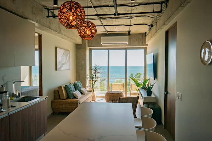 Newly Built Oceanview Apartment 2bd/2ba El Zonte - El Salvador