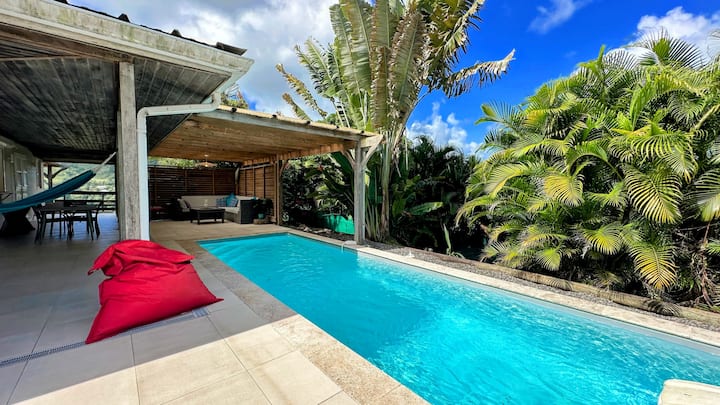 Villa De Charme, Piscine Privée, Vue Mornes & Mer - Martinica