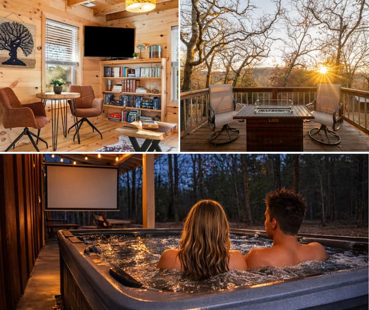 Romantic Couples Cabin With Hot Tub And Extras! - Arkansas
