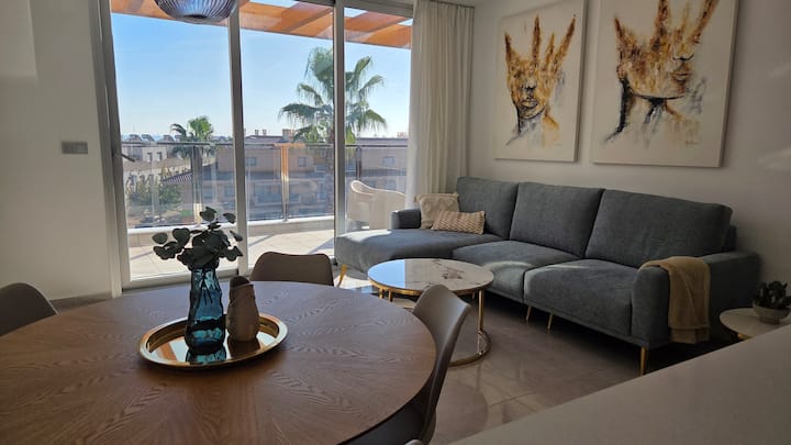 Luxury Apartment With Spectacular Rooftop Terrace - Los Alcázares