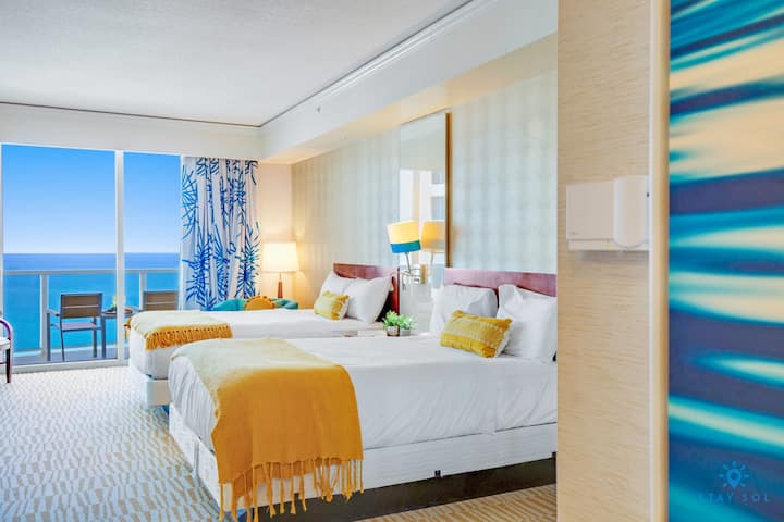 Luxurious Beach Resort-ocean View Insta Worthy Gym - Sunny Isles Beach, FL