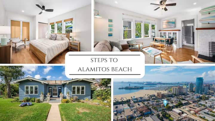 House W/ Yard And Parking Steps To Alamitos Beach - Long Beach, CA