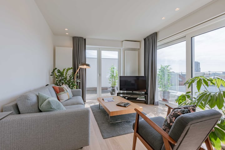 2br Retreat By Ghent's Heart W/ Terrace - Gand