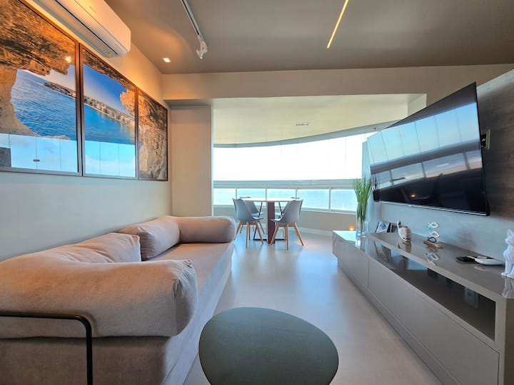 Aconchegante Quarto E Sala Vista Panorâmica Do Mar - Brazil