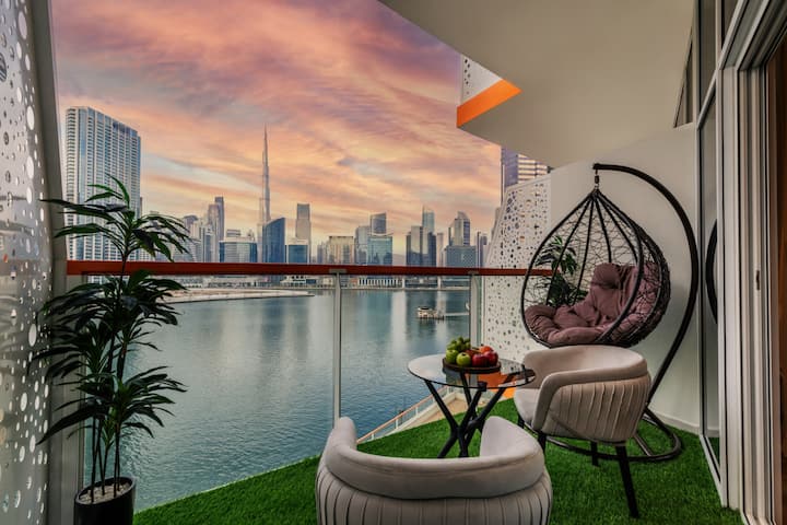 Gogoto Lux Studio Canal & Burj View - Dubai