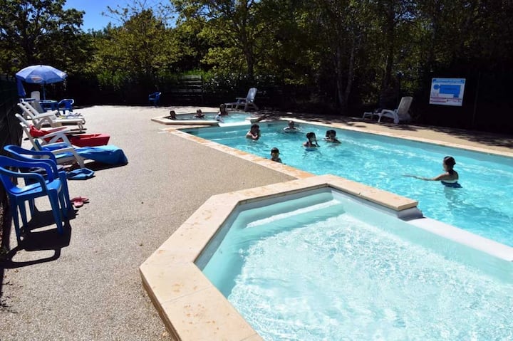 Zecamping 3* Chalet 40m² Piscine - La Souterraine