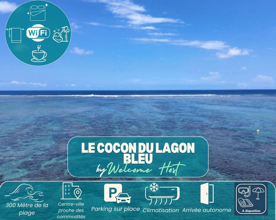 Le Cocon du Lagon Bleu, À 2 pas de la mer - Appartements à louer à ...