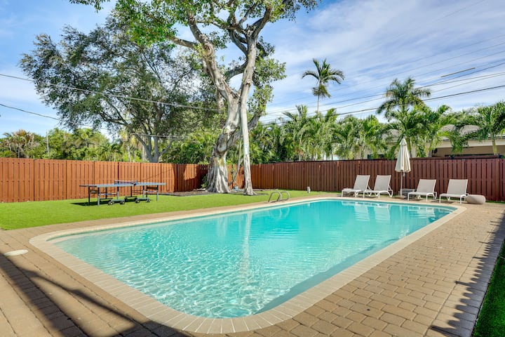 3 Mi To Sea! Family Pool House In Fort Lauderdale - 羅德岱堡