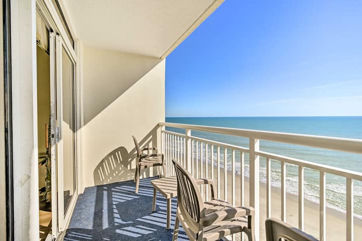 Oceanfront Myrtle Beach Condo W/ Balcony! - Myrtle Beach, SC