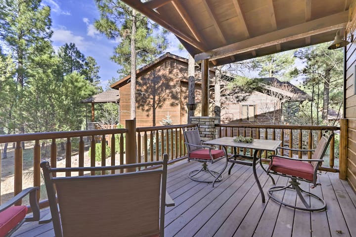 4 Mi To Fool Hollow Lake: Cabin W/ Tranquil Deck - Show Low, AZ