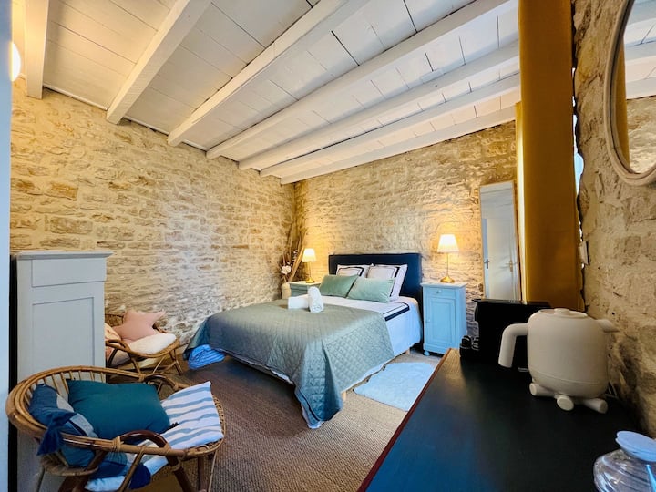 La Bonne Brise, Chambre Indépendante Avec Terrasse - Grandcamp-Maisy