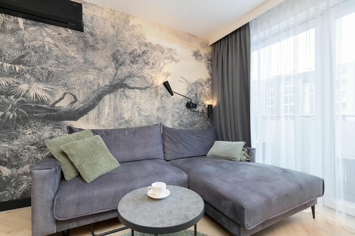 Długie Ogrody 11h Gdańsk | Floral Apartment | A/c - Gdańsk
