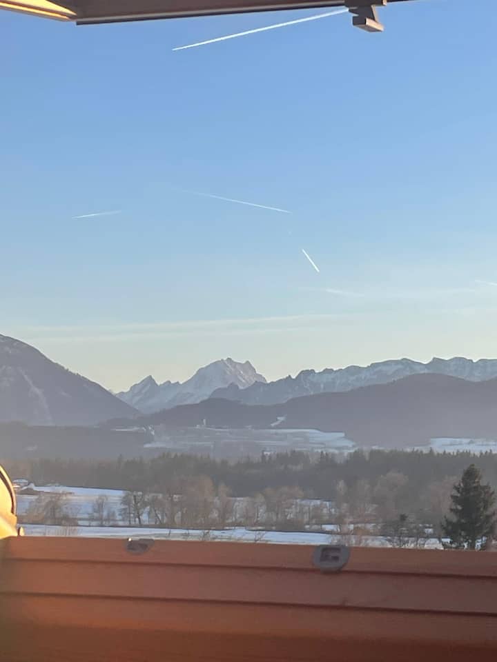 Watzmannblick Apartment In The Attic With Balcony - Teisendorf