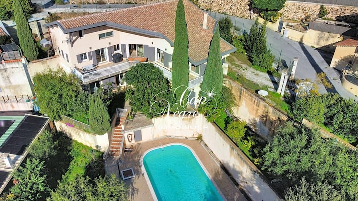 Villa Avec Piscine 12 Pers Vue Mer Au Canadel - Le Lavandou