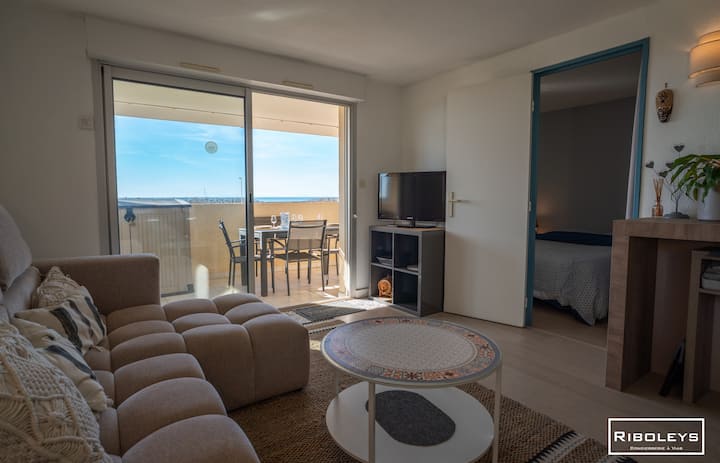 Riboleys - T3 Climatisé Avec Piscine Face à La Mer - Vias