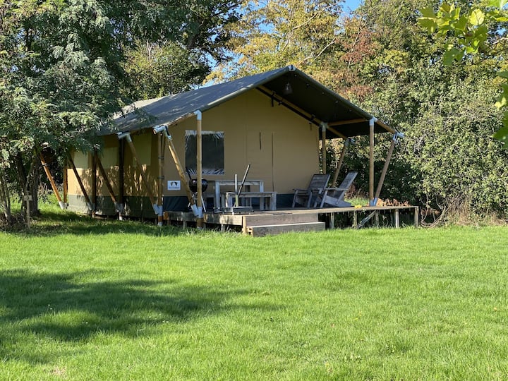 4 Persoons Safaritent In Frankrijk - Audes