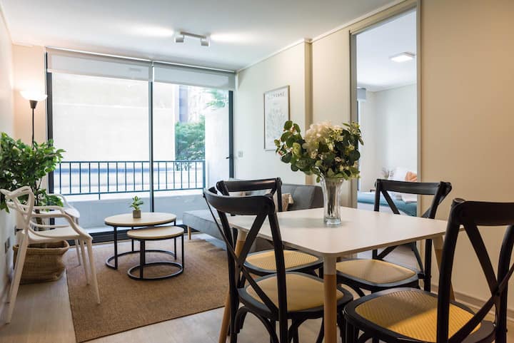 Chic 2br Apt In Santiago With Views 5 Guest - Providencia, Chile