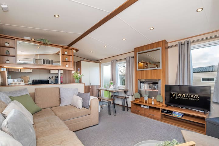 Seton Sands Luxe Family Caravan - Wi-fi - Sleeps 7 - East Lothian Council