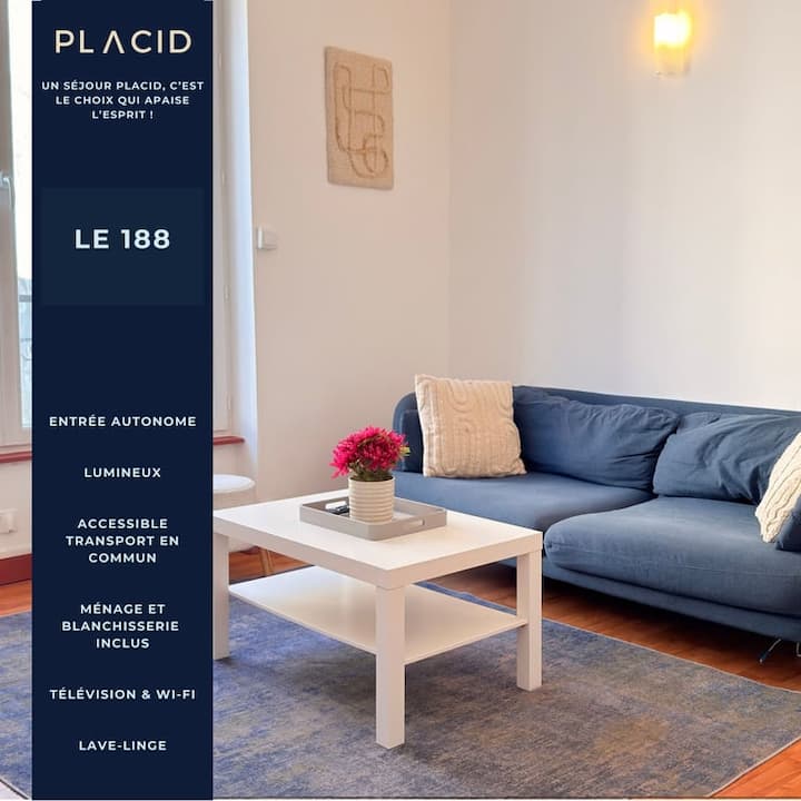 Le 188 · Wifi, Lumineux, Cosy - Rillieux-la-Pape