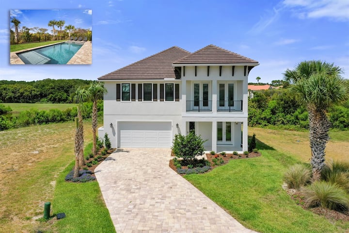 Big Beach Home: 6 Ensuites + Fun Zone - Palm Coast, FL