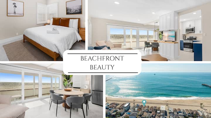 Brand New Remodel On The Beachfront W/ Ocean Views - Seal Beach, CA
