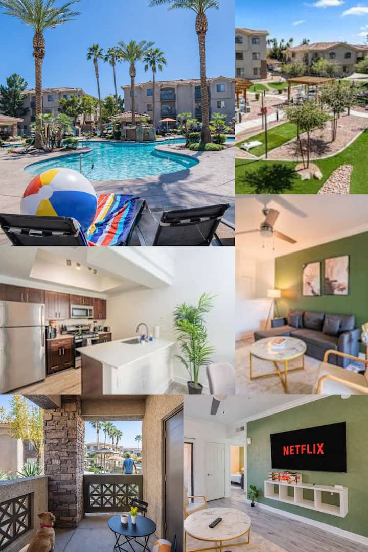 Asu Area Stay | Pool, Spa, Gym & Free Parking - Tempe, AZ